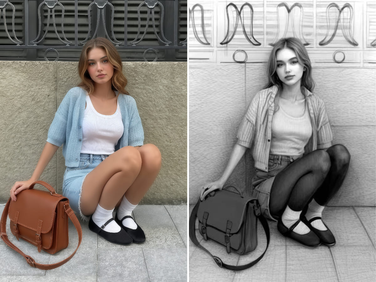 Photo to Sketch Free Online | Image to Drawing Converter
