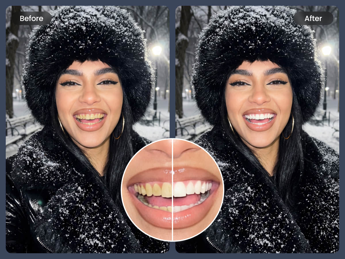 Online Teeth Whitening Photo Editor | Whiten Teeth in Photo